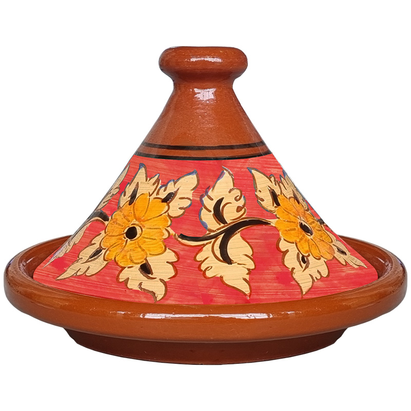 Tajine Topf Fleur1 30 cm glasiert | Marrakesch-Design